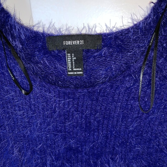 Forever 21 | Sweaters | Forever 2 Fuzzy Faux Angora Sweater | Poshmark